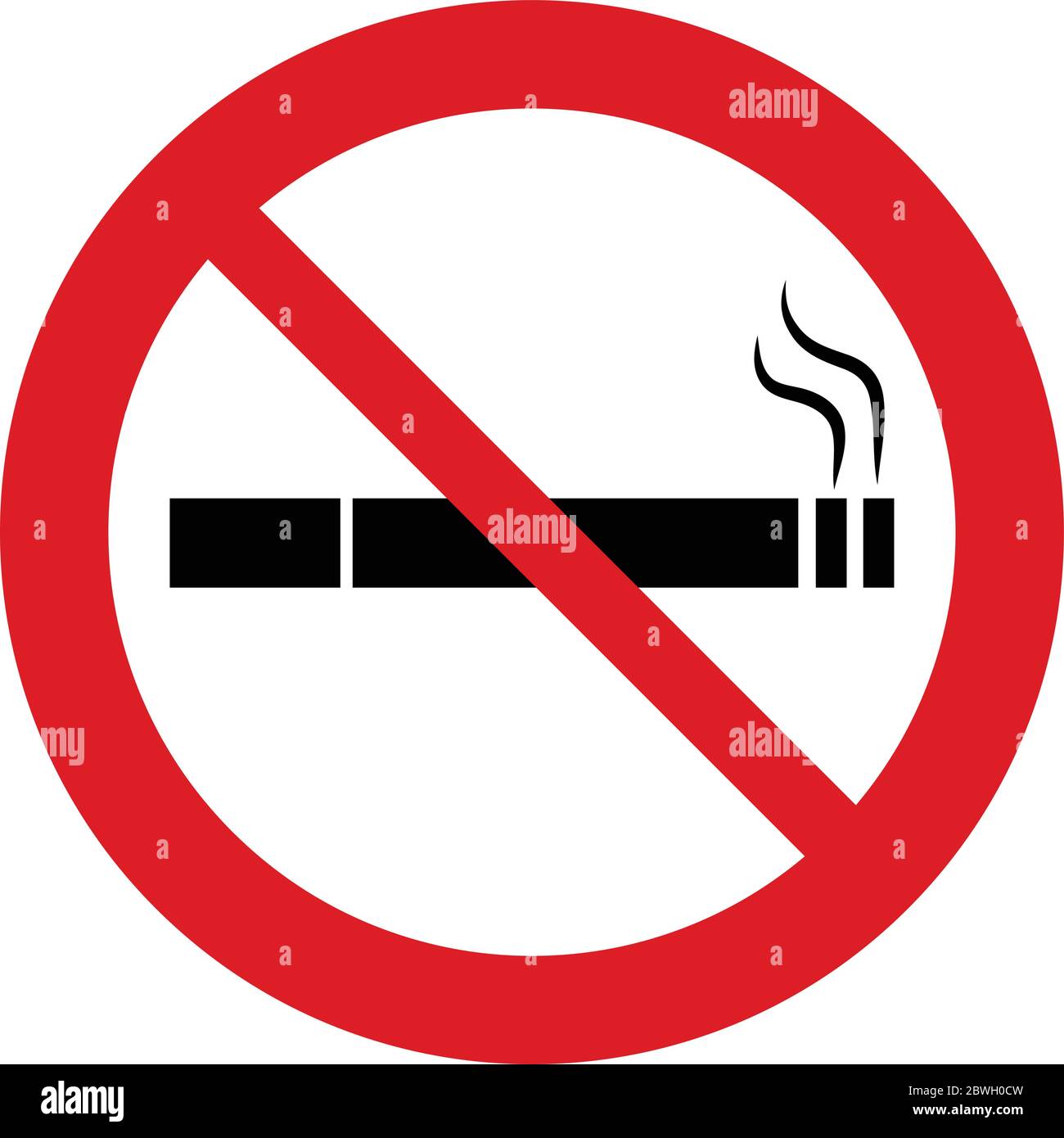 No smoking icon. no Stock Vector Image & Art - Alamy