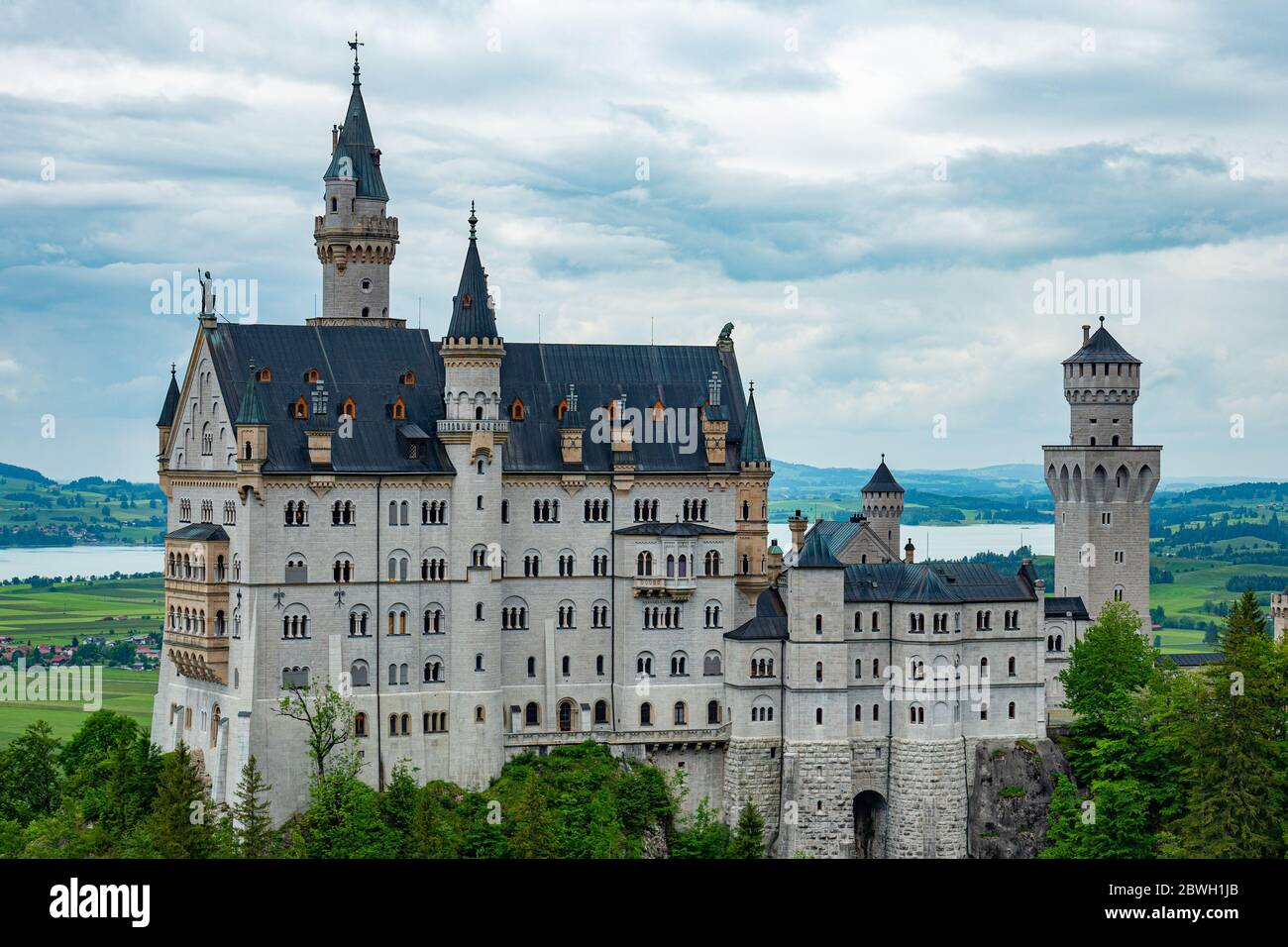 Famous Neuschwanstein Castle in Bavaria Germany Stock Photo - Alamy
