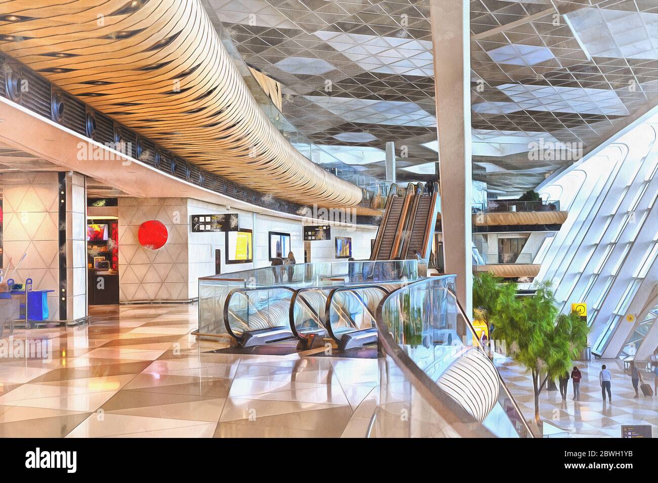 Baku oil painting hi-res stock photography and images - Alamy