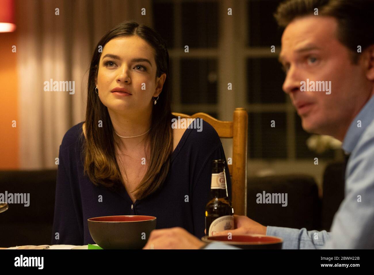 RECKONING, from left: Mitzi Ruhlmann, Aden Young, Hunters , (Season 1 ...