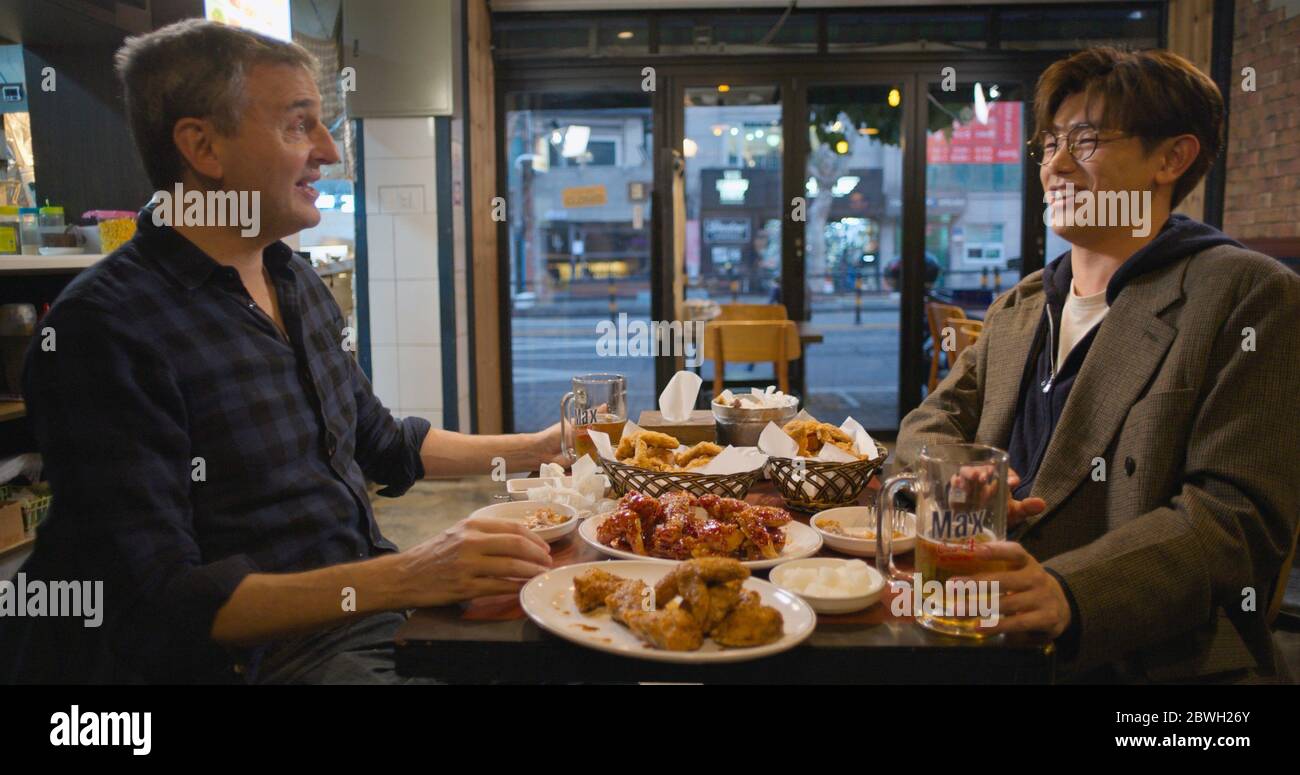 SOMEBODY FEED PHIL, Phil Rosenthal (left), Seoul , (Season 3, ep. 305 ...