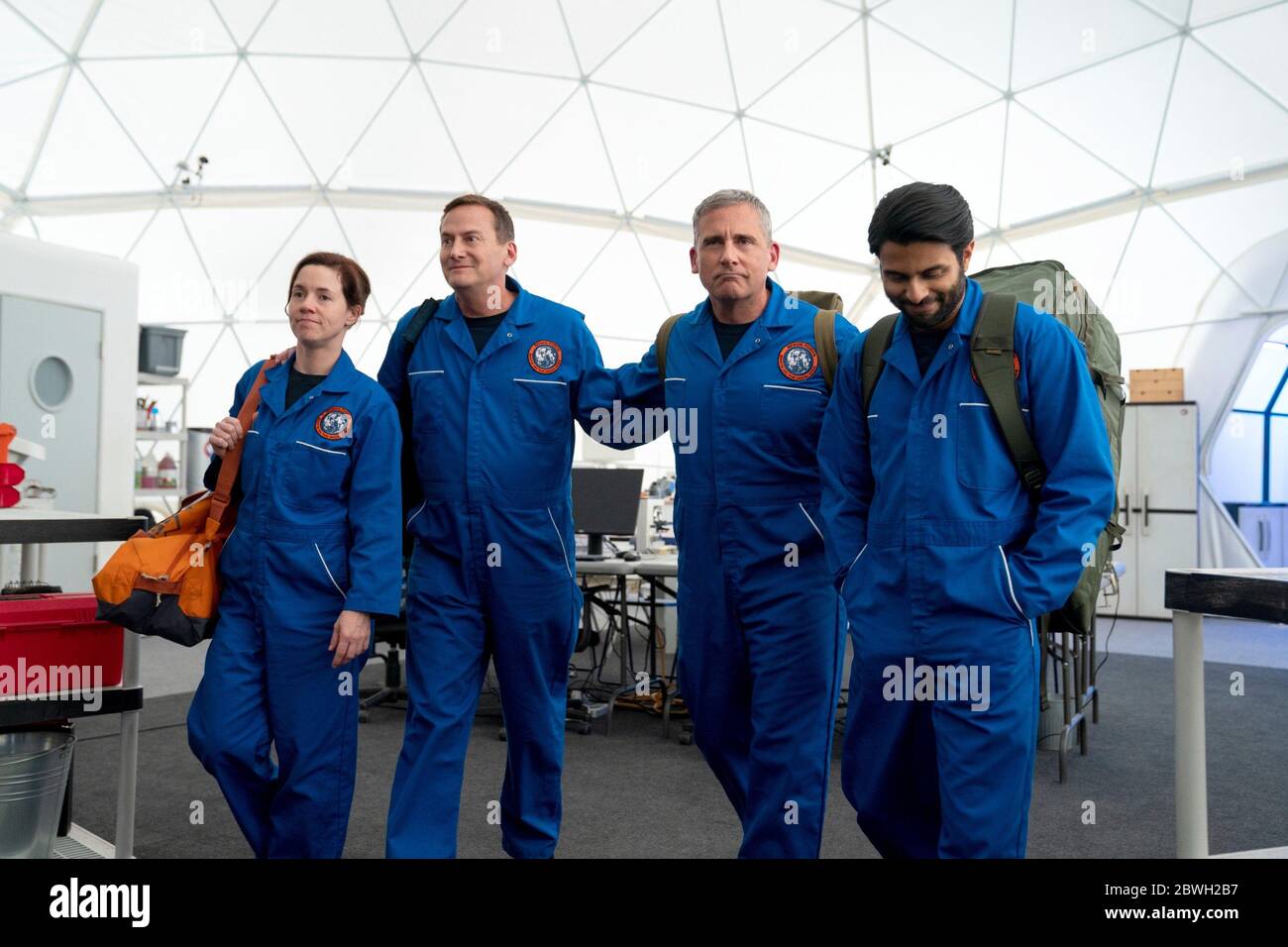 SPACE FORCE, from left: Alice Wetterlund, Michael Hitchcock, Steve ...