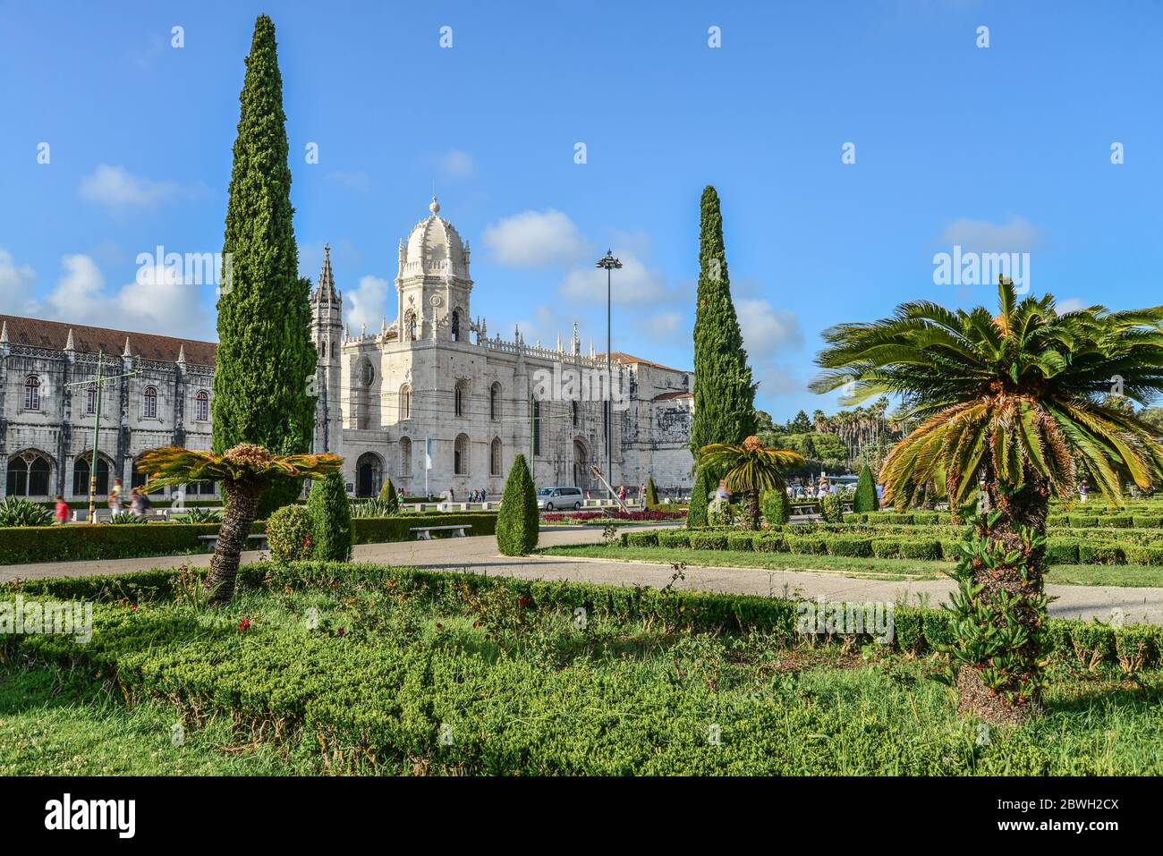 Beautiful image of the Hieronymites Monastery (Jeronimos), a UNESCO ...