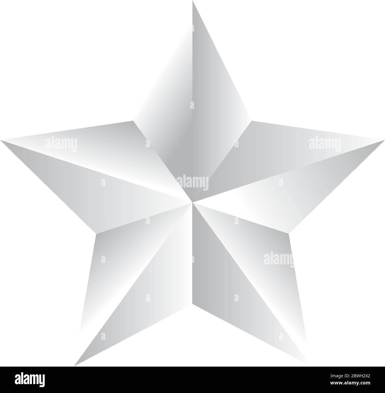 Isolated white star vector design Stock Vector Image & Art - Alamy