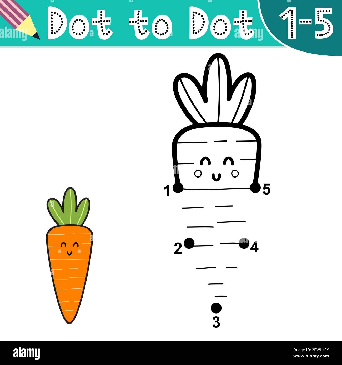 Carrot simple drawing Stock Vector Images - Alamy