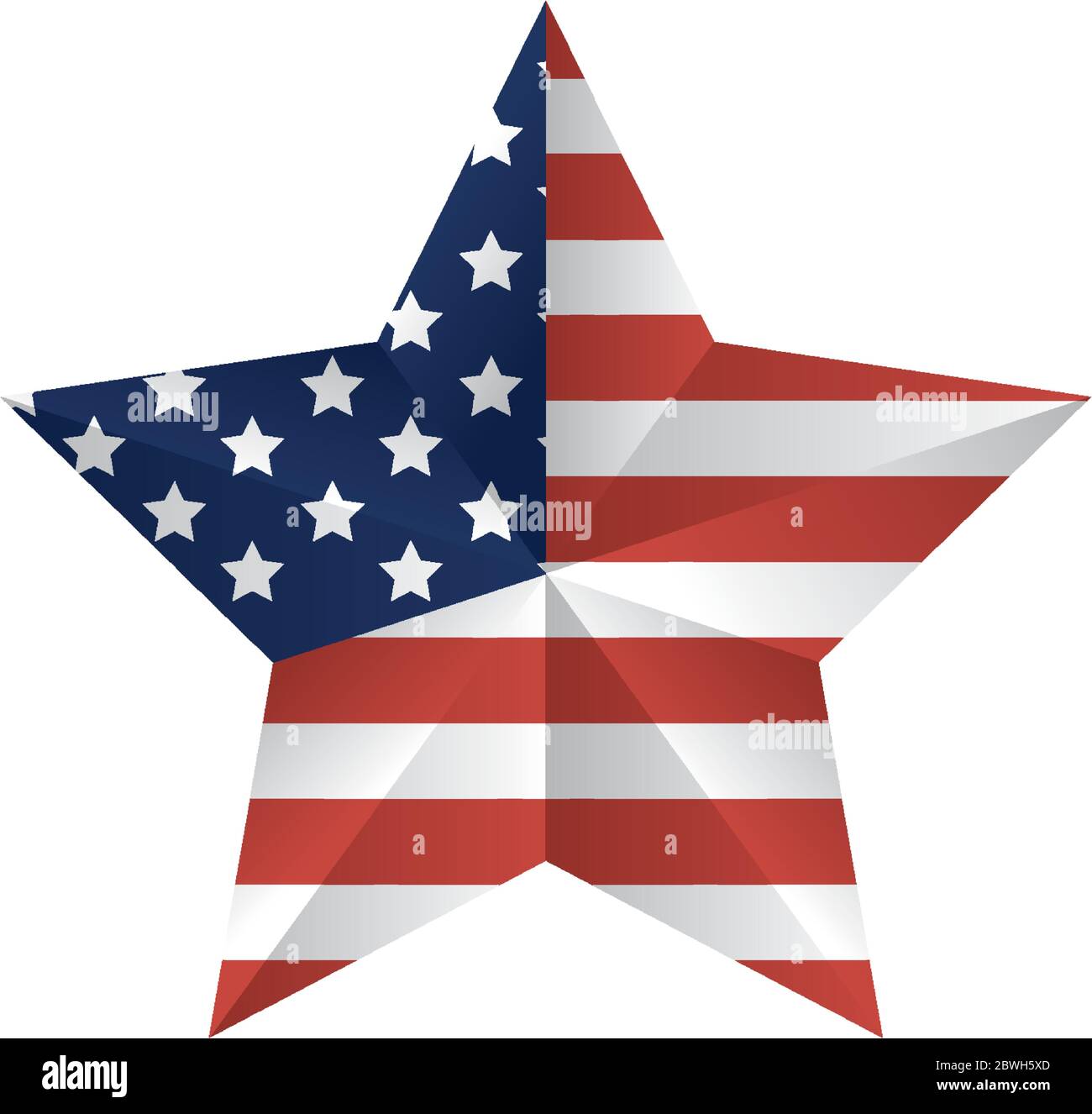 Usa flag star vector design Stock Vector Image & Art - Alamy