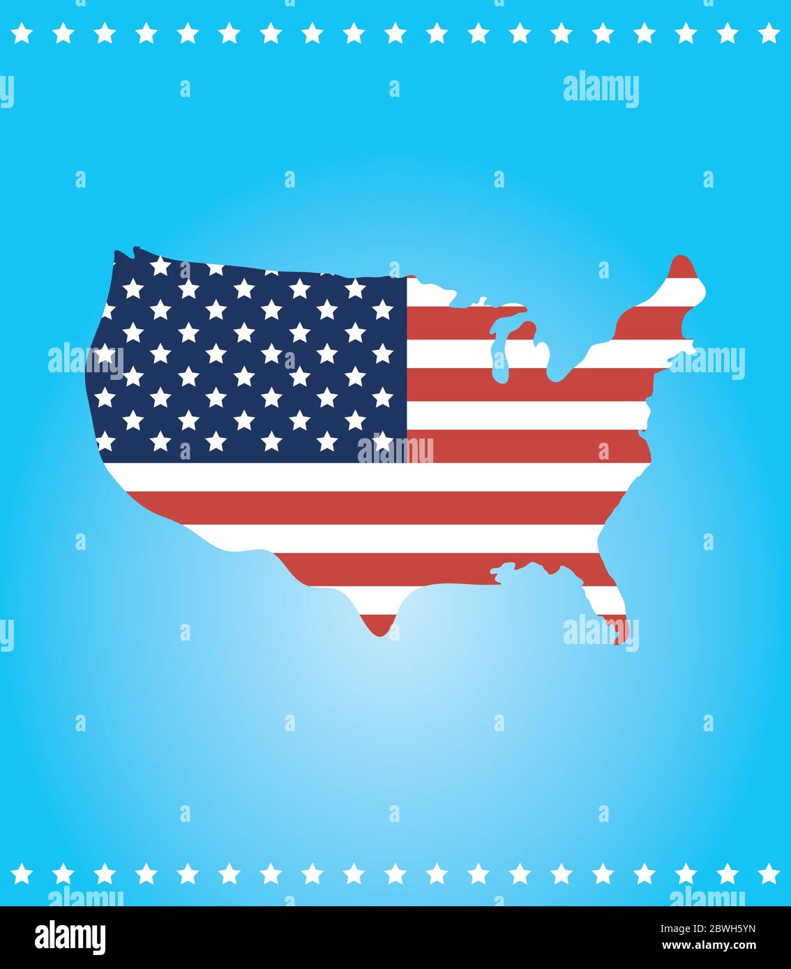 Usa flag map vector design Stock Vector Image & Art - Alamy