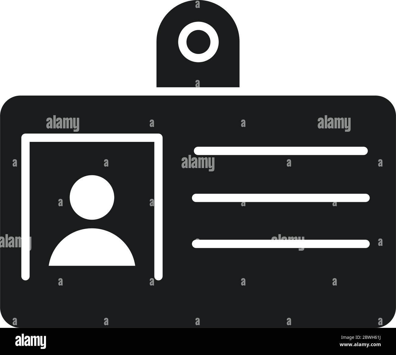 cyber security and information or network protection id card silhouette ...
