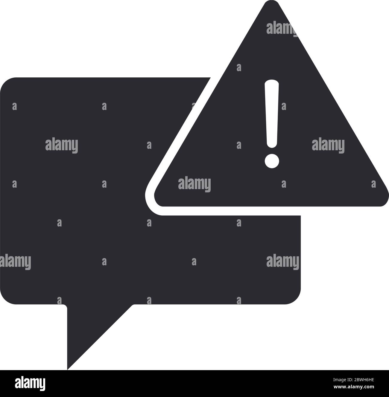 alert icon, message warning attention danger exclamation mark ...