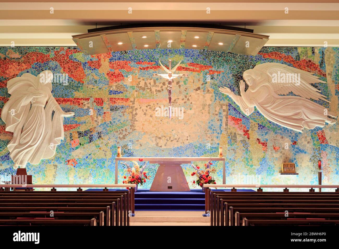 U.S. Airforce Academy Chapel,Colorado Springs,Colorado,USA Stock Photo ...