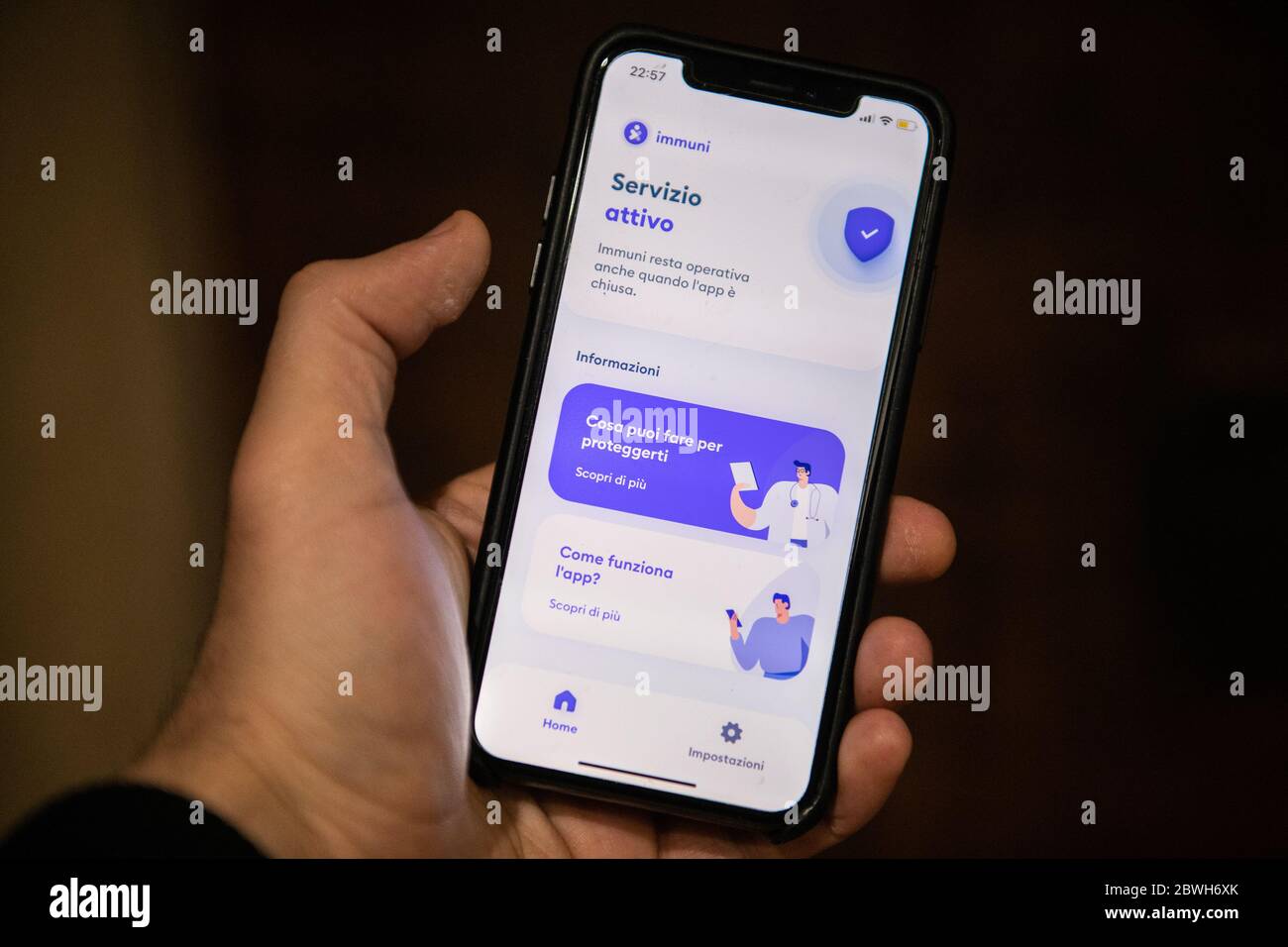 Ready for launching of "Immuni", the official App which will check the ...