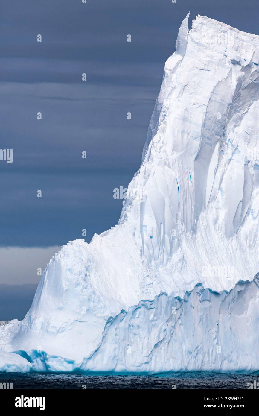 iceberg, near Joinville Island, Antarctic Peninsula, Antarctica, Weddel ...