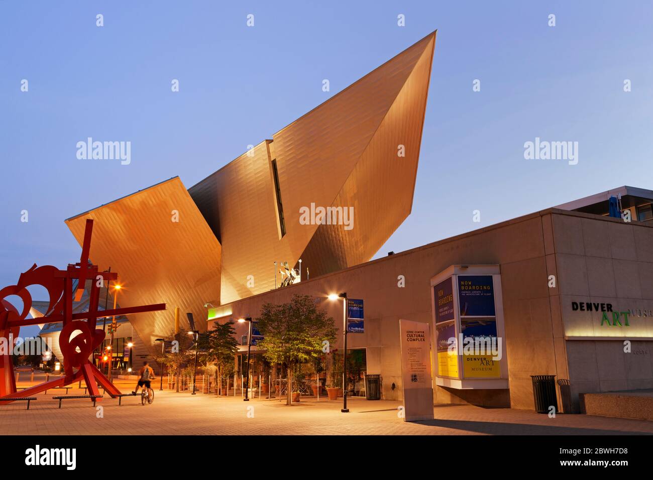 Denver Art Museum,Denver,Colorado,USA Stock Photo - Alamy