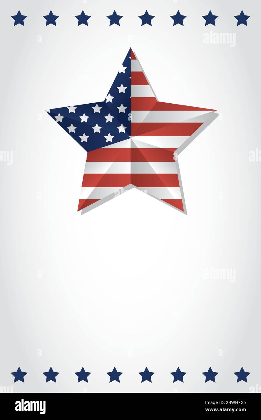 Usa flag star vector design Stock Vector Image & Art - Alamy