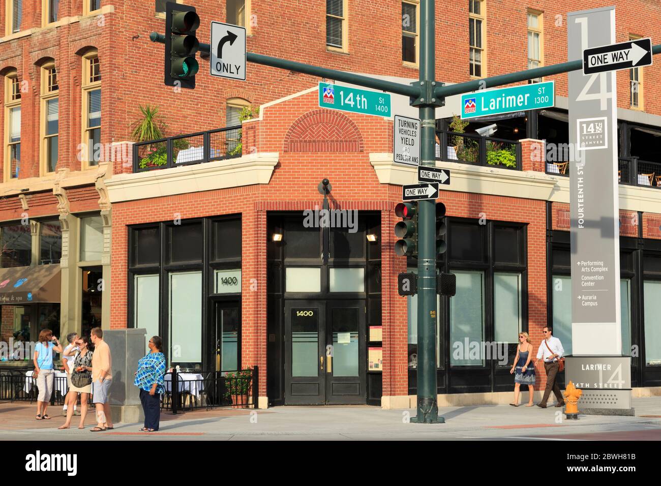 Denver larimer square hi-res stock photography and images - Alamy