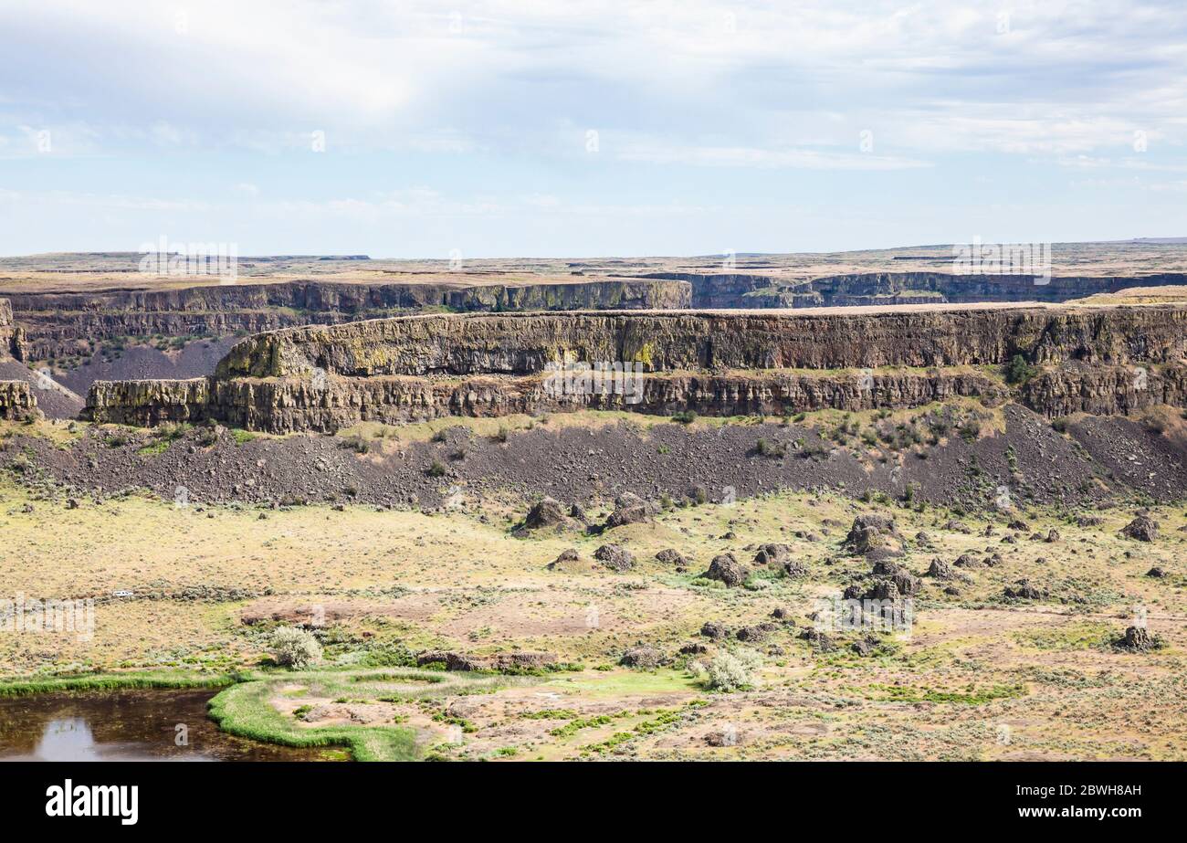 Dry Falls Washington High Resolution Stock Photography and Images - Alamy