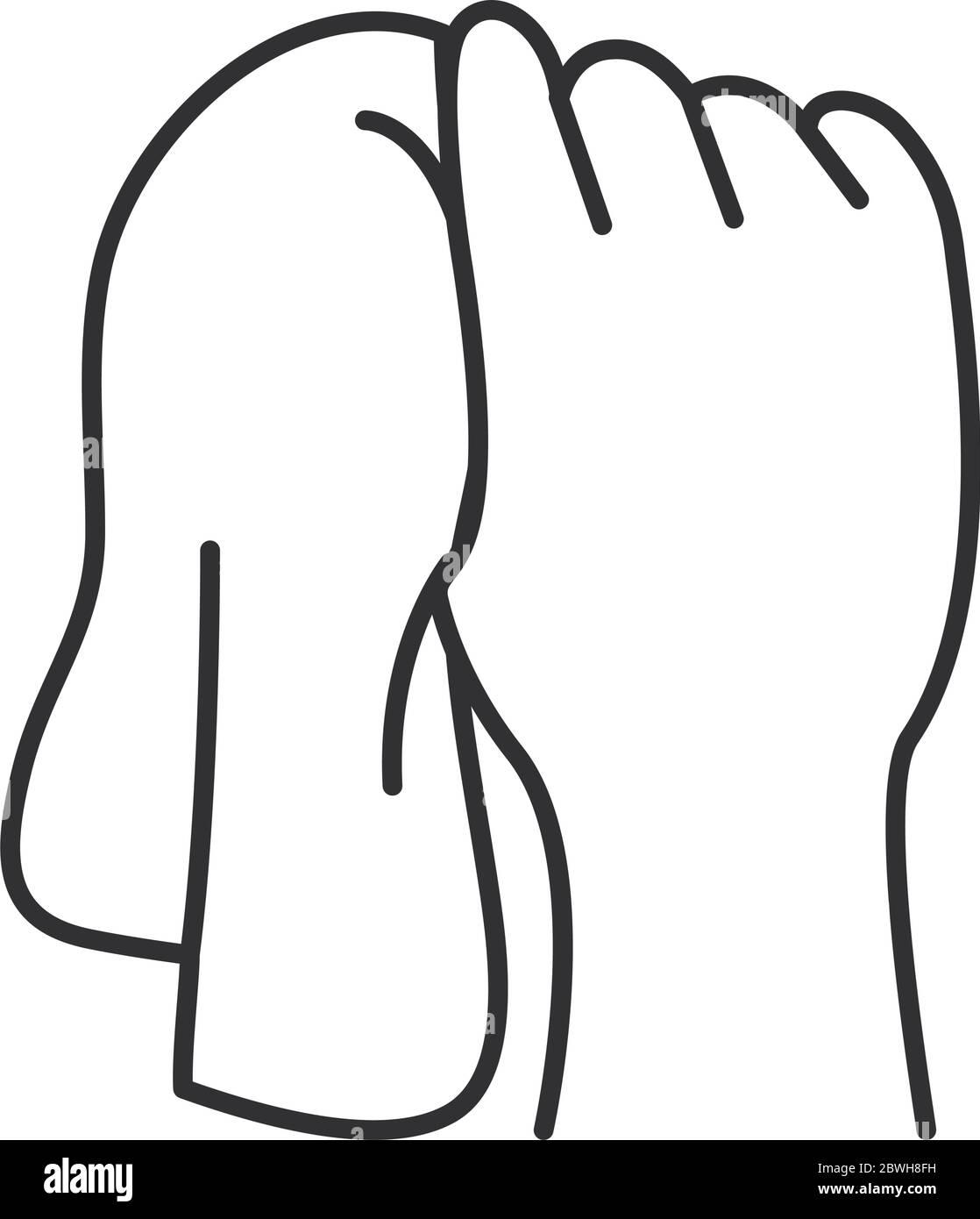 Body towel bubble Cut Out Stock Images & Pictures - Alamy