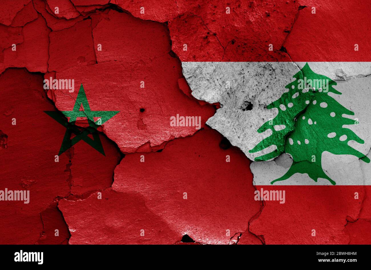 Morocco lebanon flag hi-res stock photography and images - Alamy