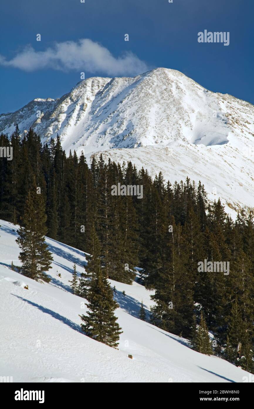 Clinton Reservoir, Fremont Pass, Rocky Mountains, Colorado, USA Stock ...