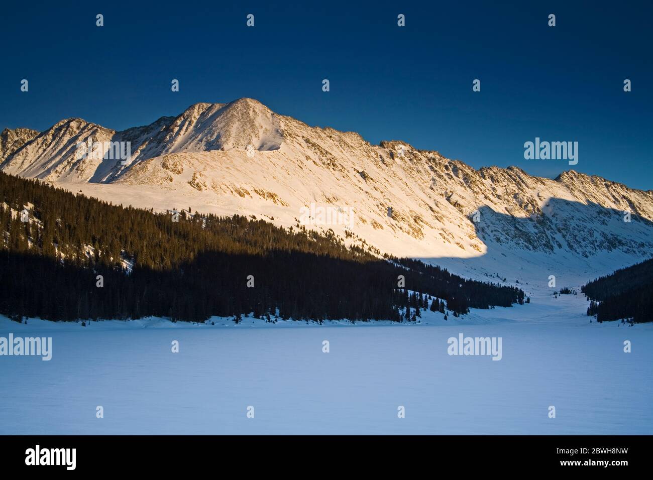 Clinton Reservoir, Fremont Pass, Rocky Mountains, Colorado, USA Stock ...