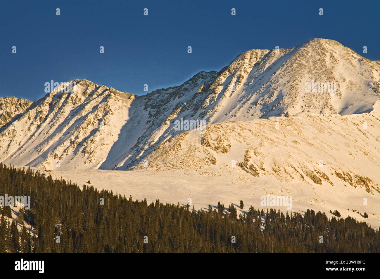 Clinton Reservoir, Fremont Pass, Rocky Mountains, Colorado, USA Stock ...