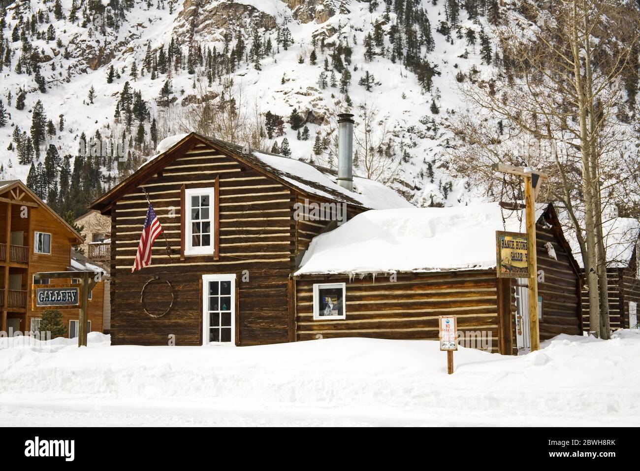 Art Gallery in Frisco Historic Park, City of Frisco, Rocky Mountains ...