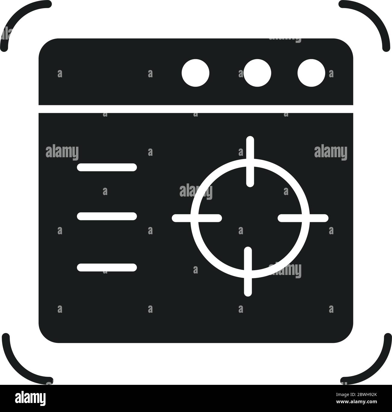 Hacker target Stock Vector Images - Alamy