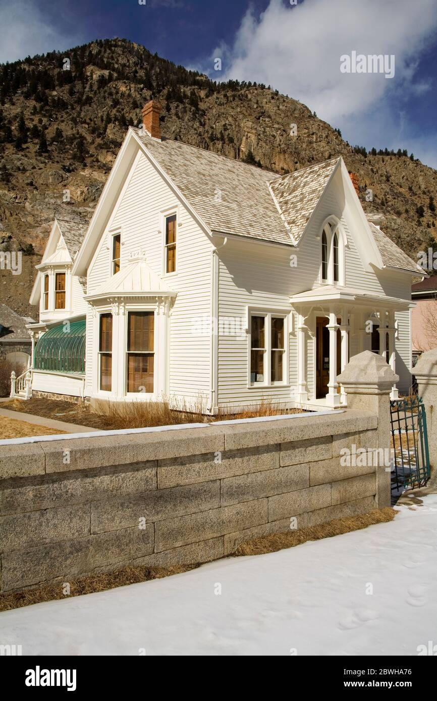 Hamill House Museum, Georgetown, Rocky Mountains,Colorado, USA Stock ...