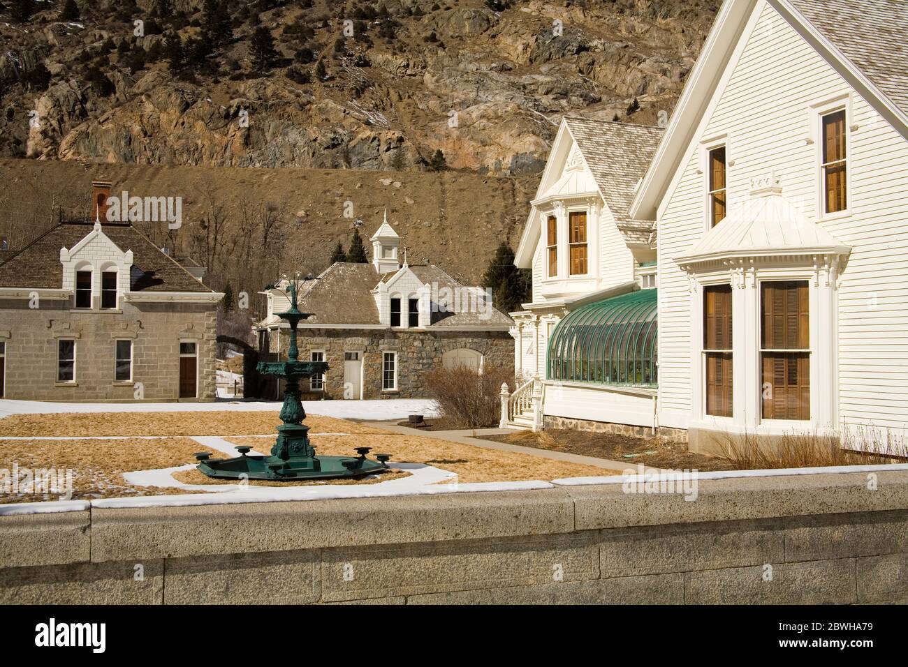 Hamill House Museum, Georgetown, Rocky Mountains,Colorado, USA Stock ...