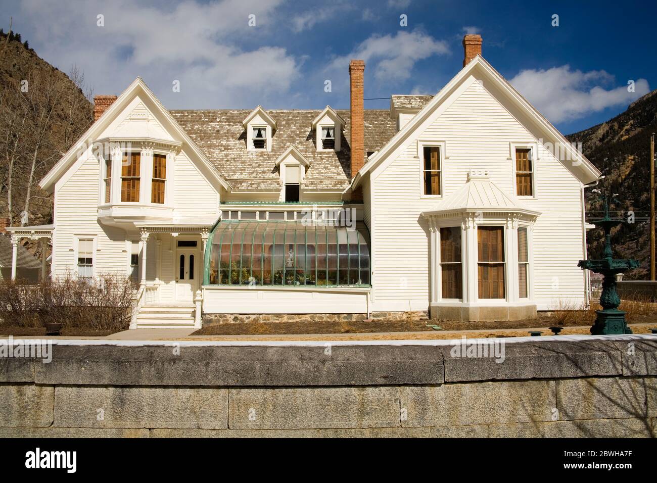 Hamill House Museum, Georgetown, Rocky Mountains,Colorado, USA Stock ...