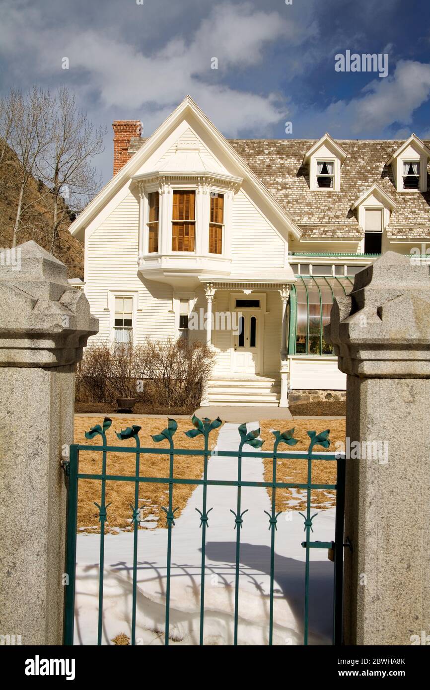 Hamill House Museum, Georgetown, Rocky Mountains,Colorado, USA Stock ...