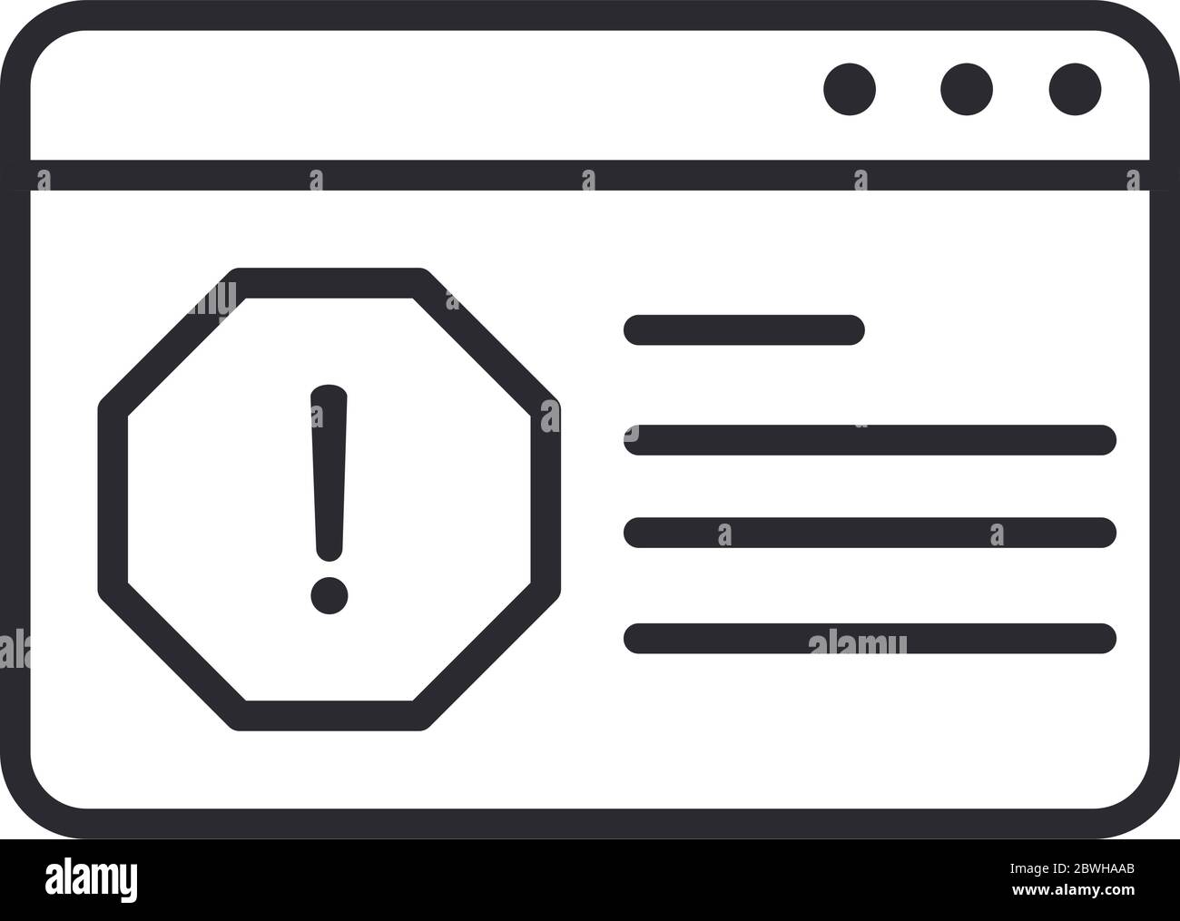 Problem precaution Stock Vector Images - Alamy