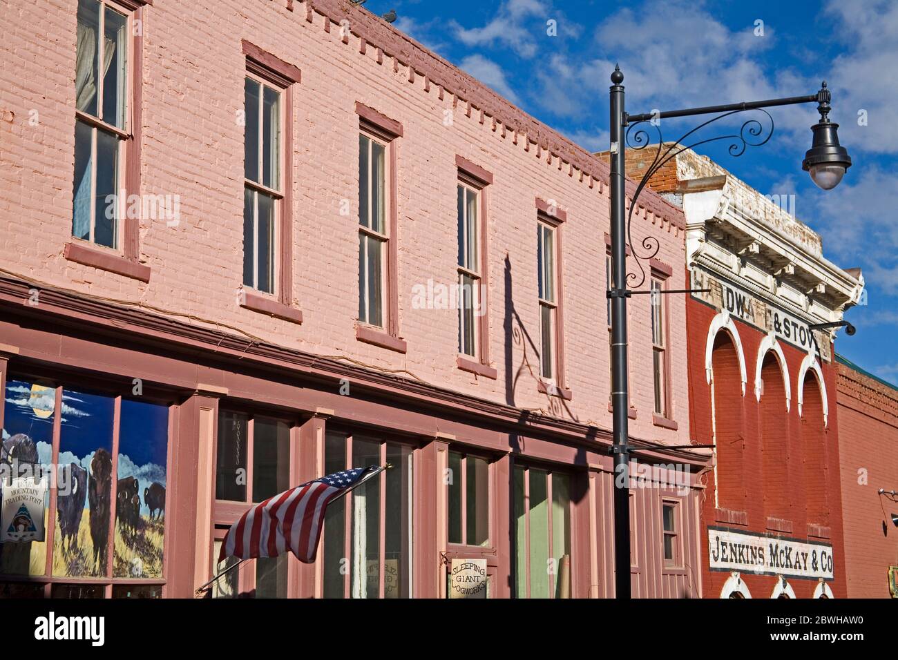 Historic downtown Central City, Rocky Mountains, Colorado, USA Stock ...