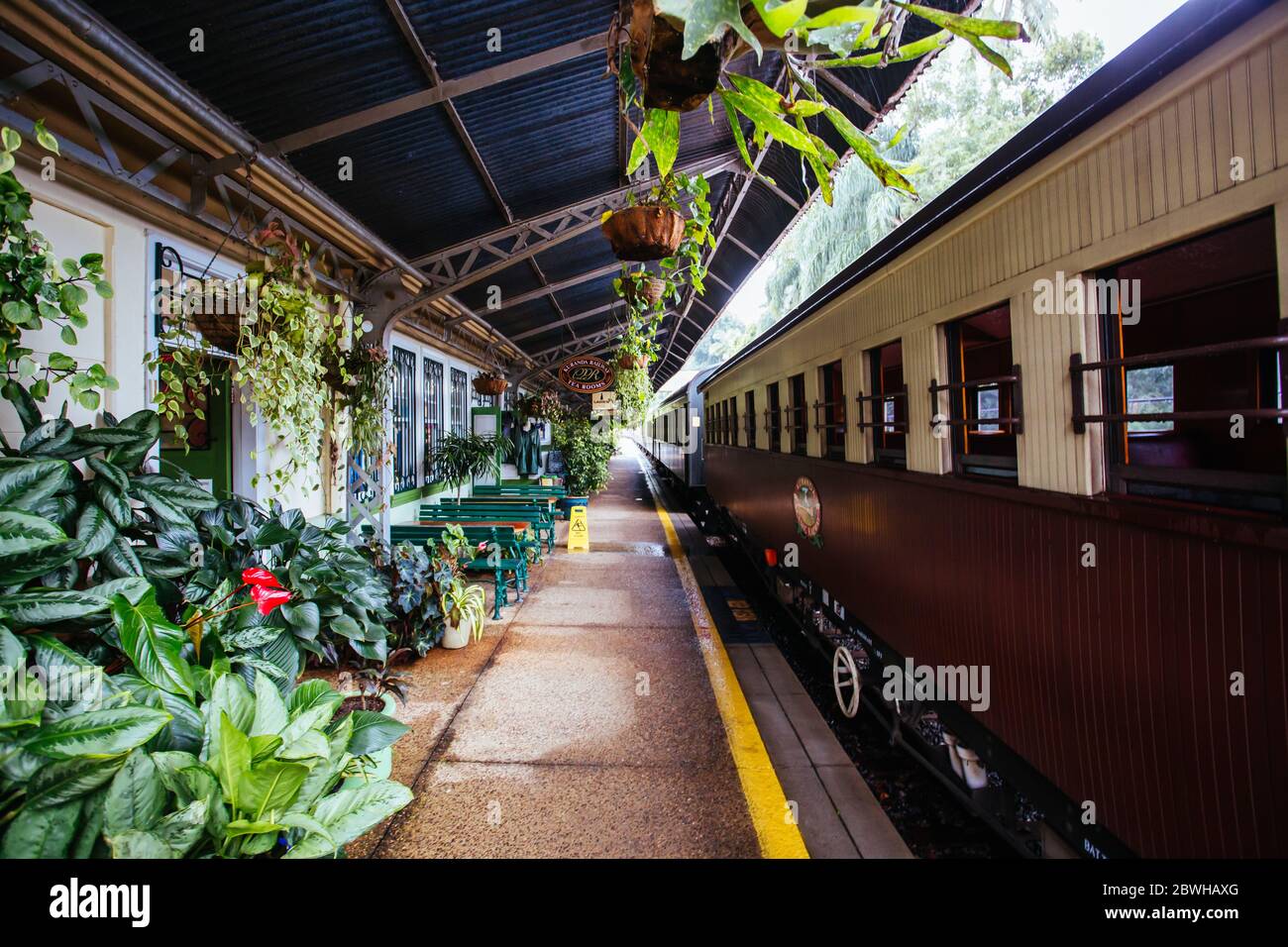 Kuranda Train Station in Queensland Australia Stock Photo - Alamy