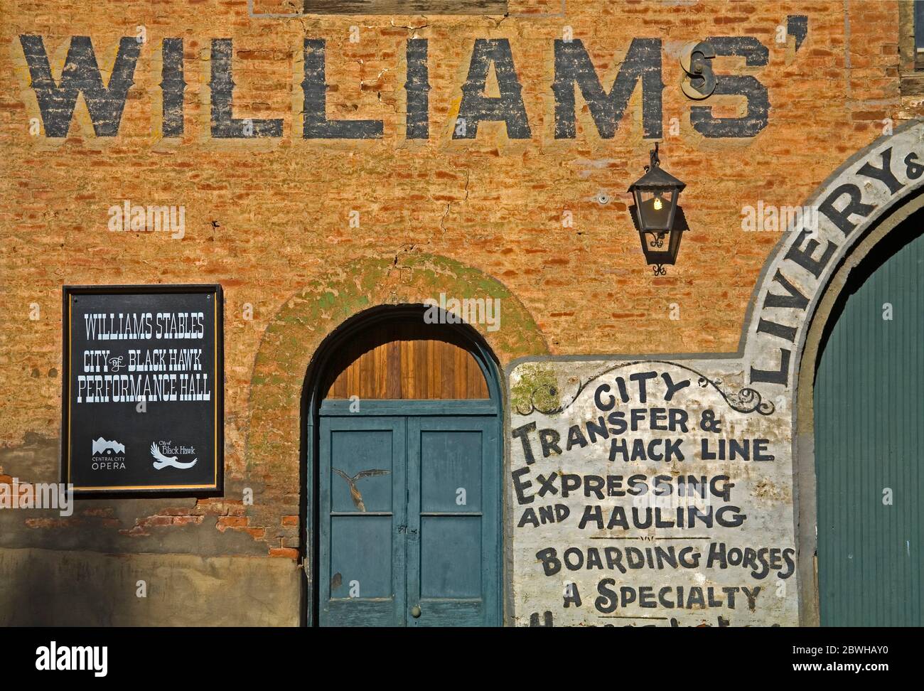 Historic downtown Central City, Rocky Mountains, Colorado, USA Stock ...