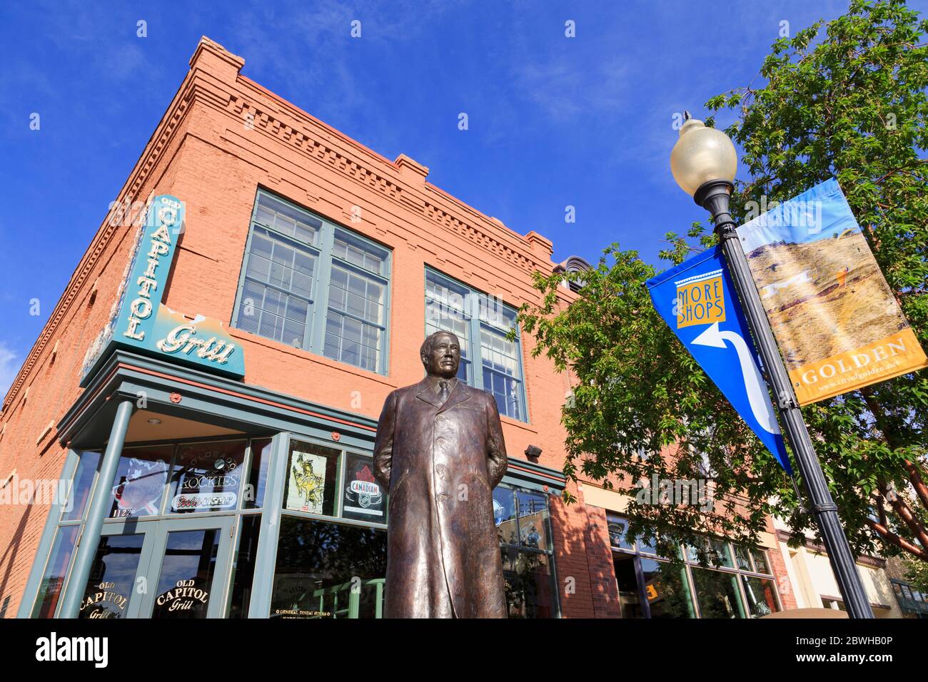 Golden historic district hi-res stock photography and images - Alamy