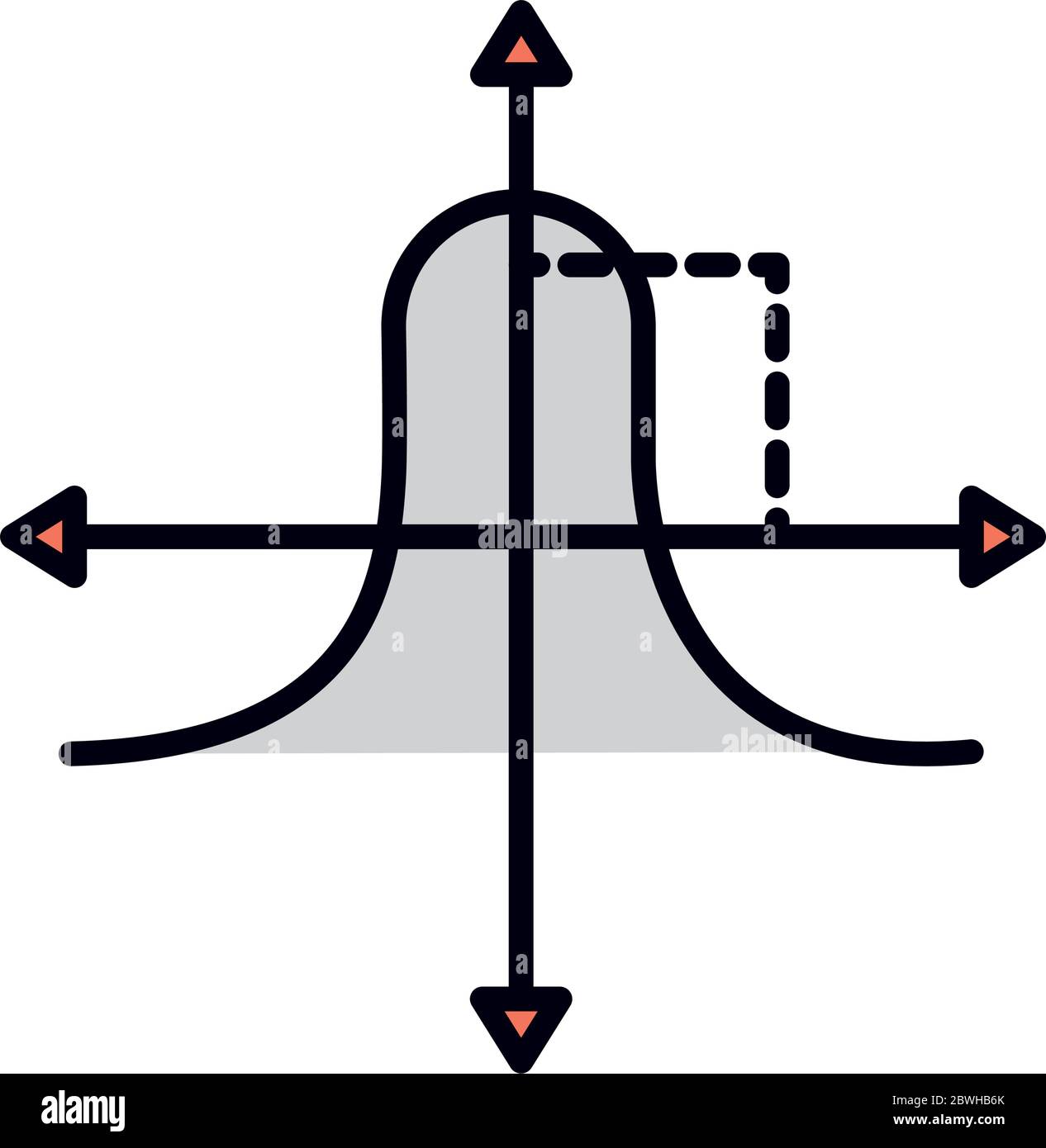 math education school science trigonometry graph line and fill style ...
