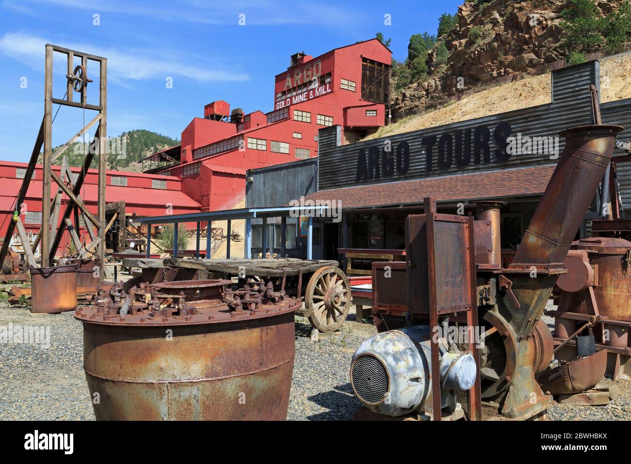 Argo Gold Mine & Mill Museum,Idaho Springs,Colorado,USA Stock Photo - Alamy