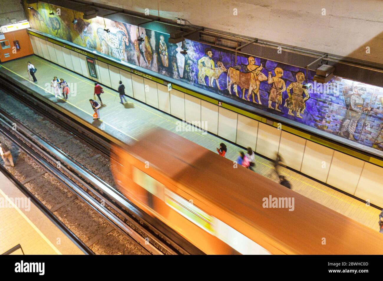 Copilco metro station hi-res stock photography and images - Alamy