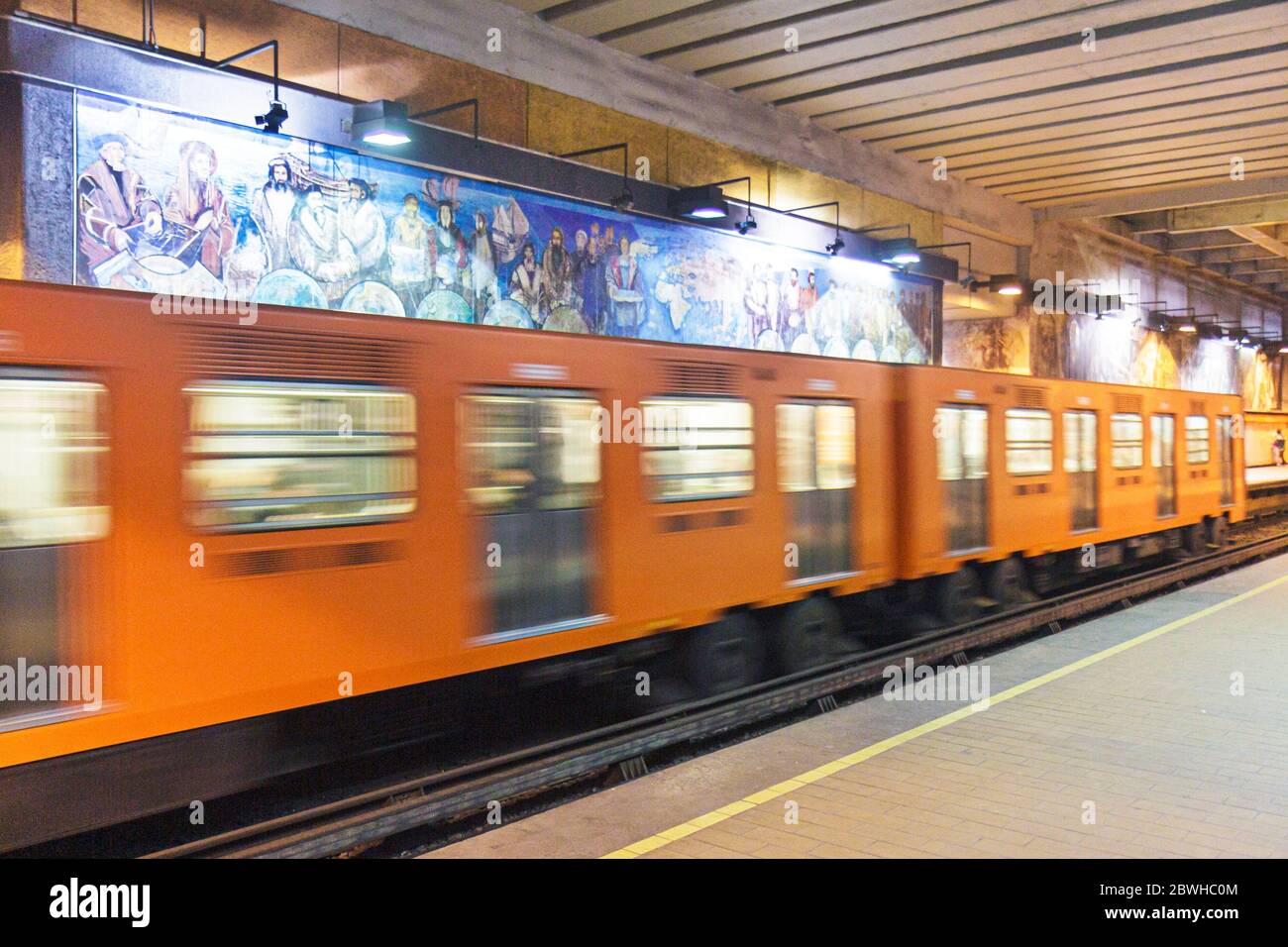 Copilco metro station mexico city hi-res stock photography and images ...