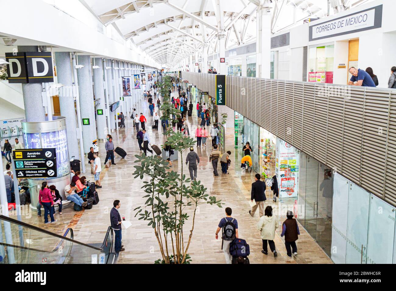 Benito juarez international airport mex terminal hi-res stock ...