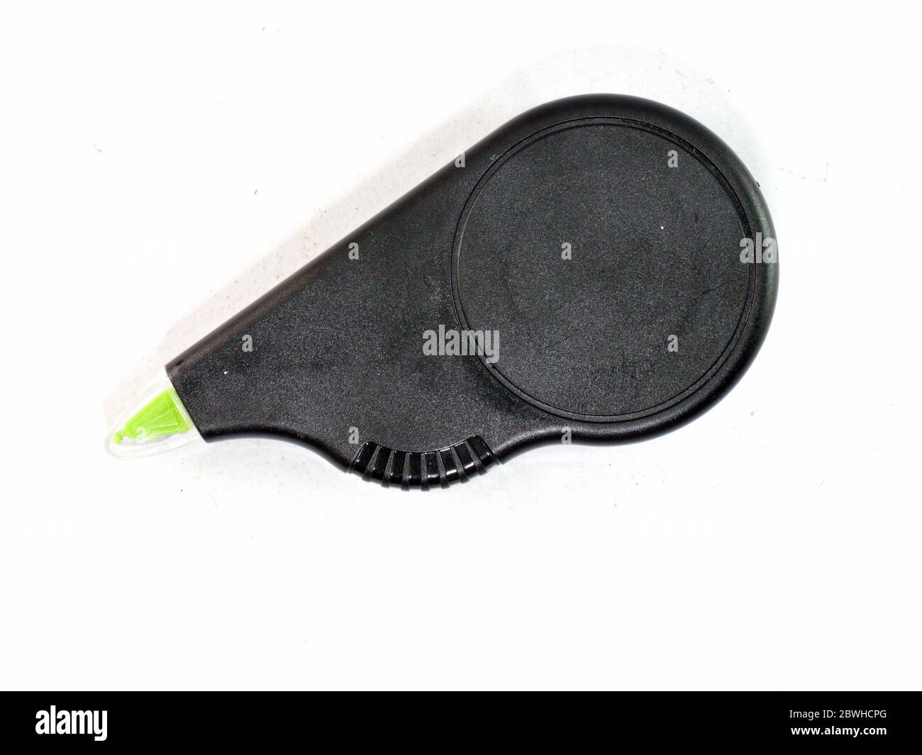 Tape delete the wrong word on a white background Stock Photo - Alamy