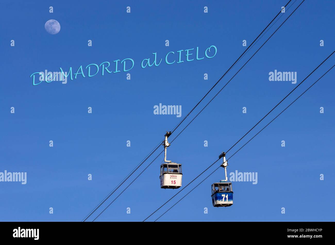 Teleférico. Madrid. España Stock Photo - Alamy