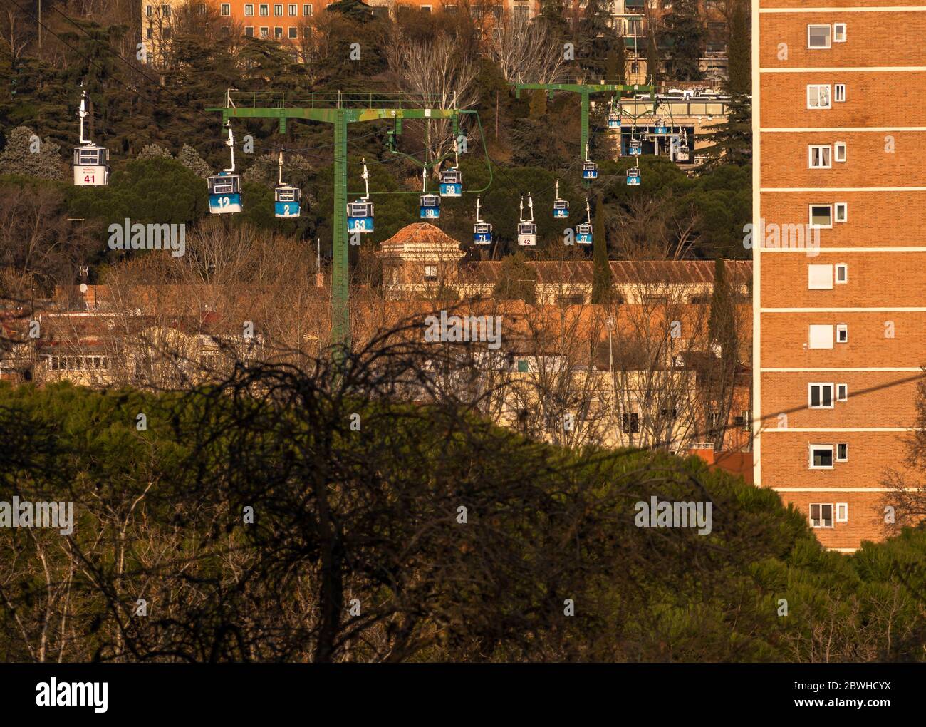 Teleferico cable car madrid hi-res stock photography and images - Alamy