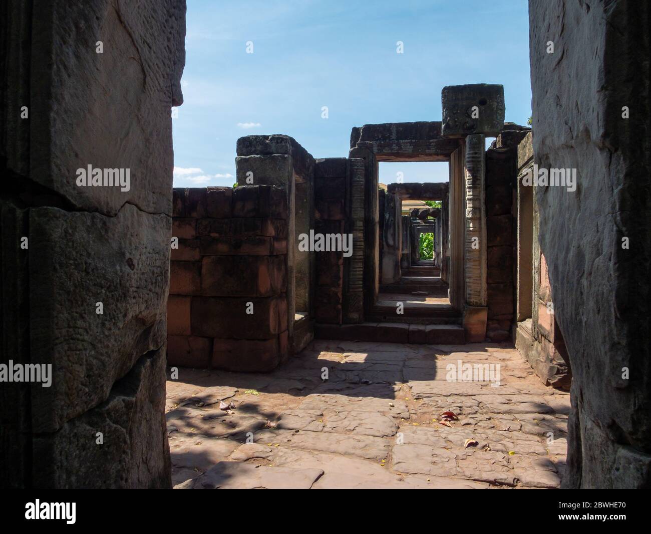 Phimai Historical Park,Phimai built according to the traditional art of ...