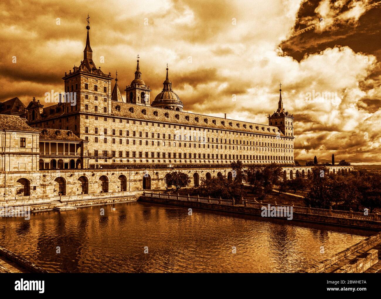 Real Monasterio de San Lorenzo de El Escorial. Madrid. España Stock ...