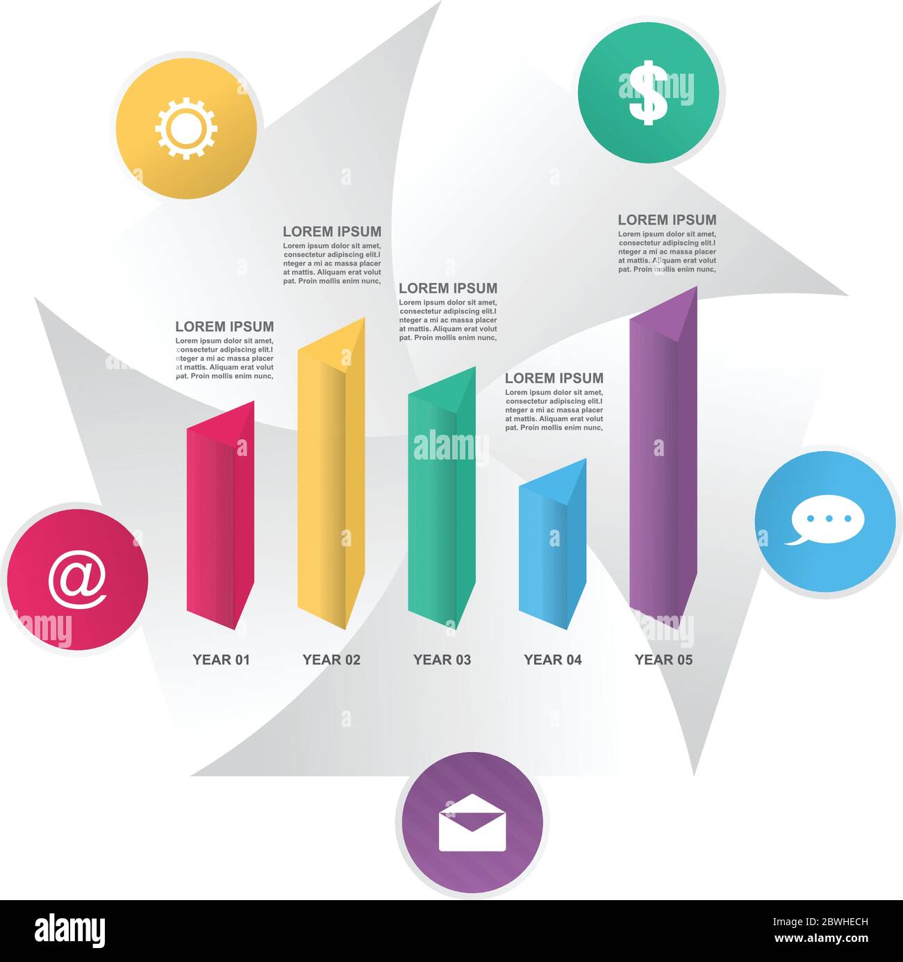 Digital presentation with chart hi-res stock photography and images - Alamy