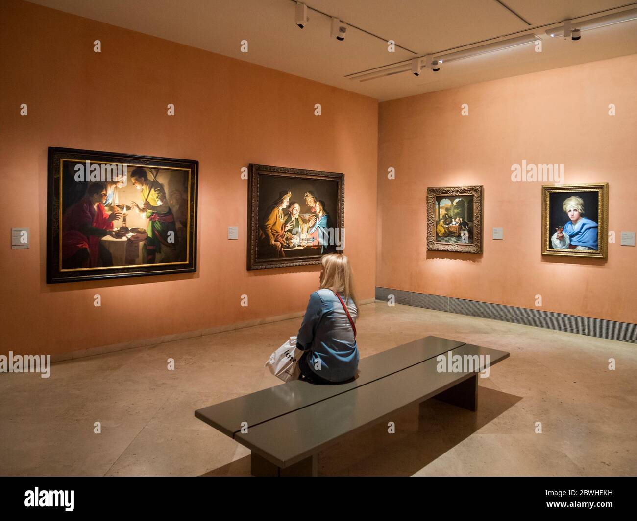 Museo Nacional Thyssen-Bornemisza. Madrid. España Stock Photo - Alamy