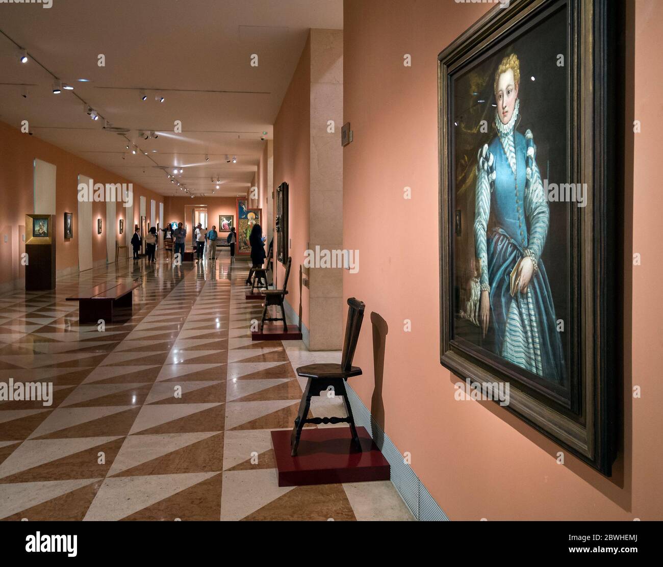 Museo Nacional Thyssen-Bornemisza. Madrid. España Stock Photo - Alamy