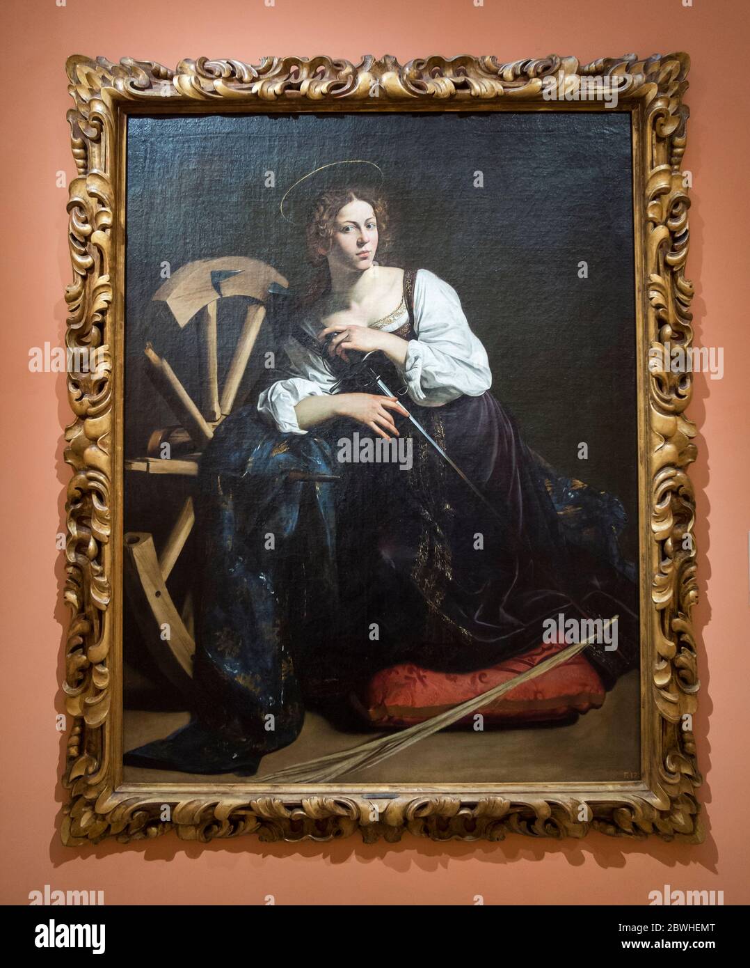 Caravaggio saint catherine of alexandria hi-res stock photography and ...